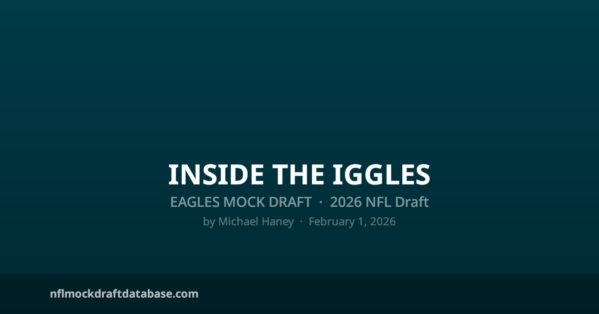 2026 Eagles Mock Draft by Michael Haney (Inside The Iggles) | NFL Mock ...