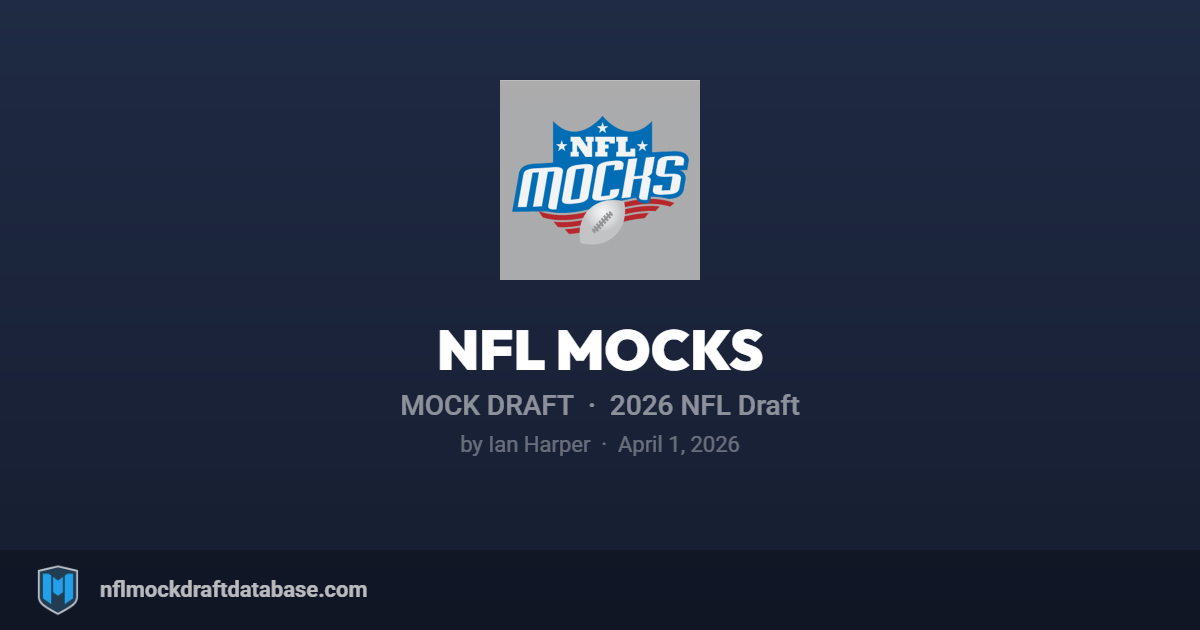 NFL Mocks by Ian Harper — 2026 NFL Mock Draft | NFL Mock Draft Database