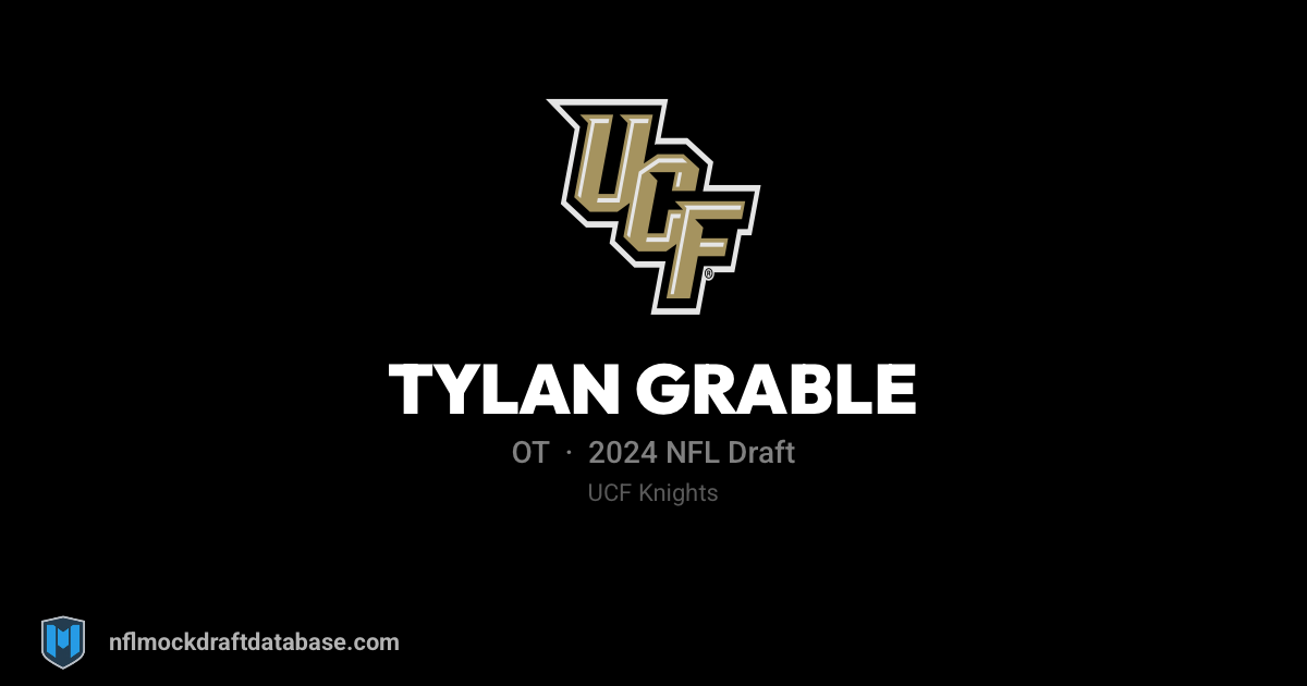 Tylan Grable 2024 NFL Mock Draft Profile — OT | NFL Mock Draft Database